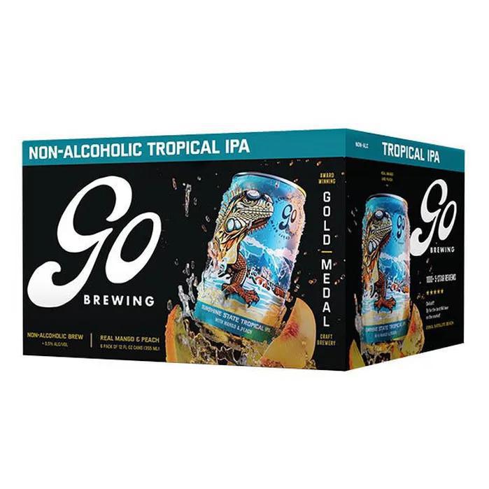 Go Brewing Non Alcoholic Tropical IPA 6-pack cans | Ace Beverage : Fine ...