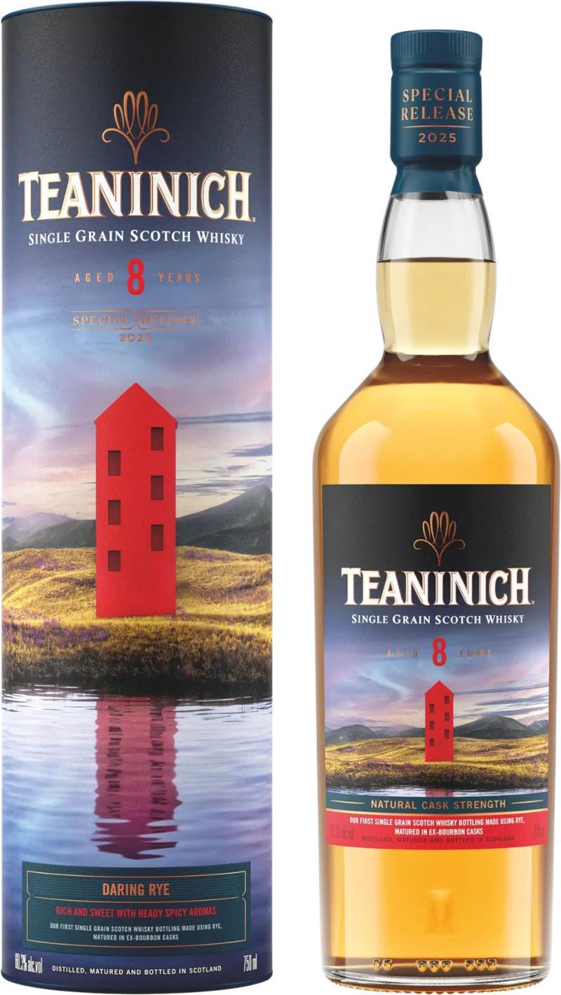 Teaninich 8 years "Daring Rye" 2025 Special Release Single Grain Scotch ...